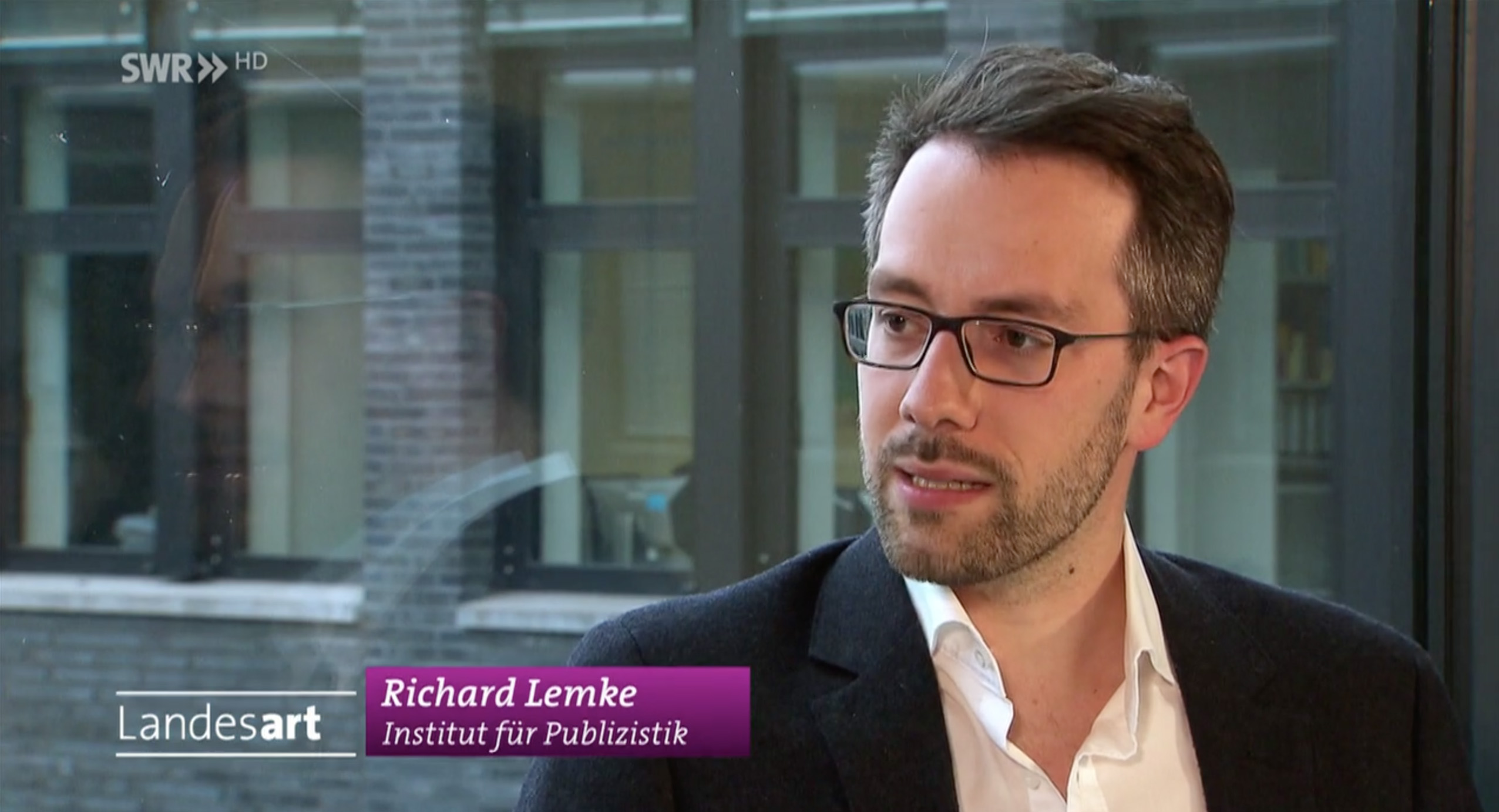 Interview in der SWR Landesart - Prof. Dr. Richard Lemke